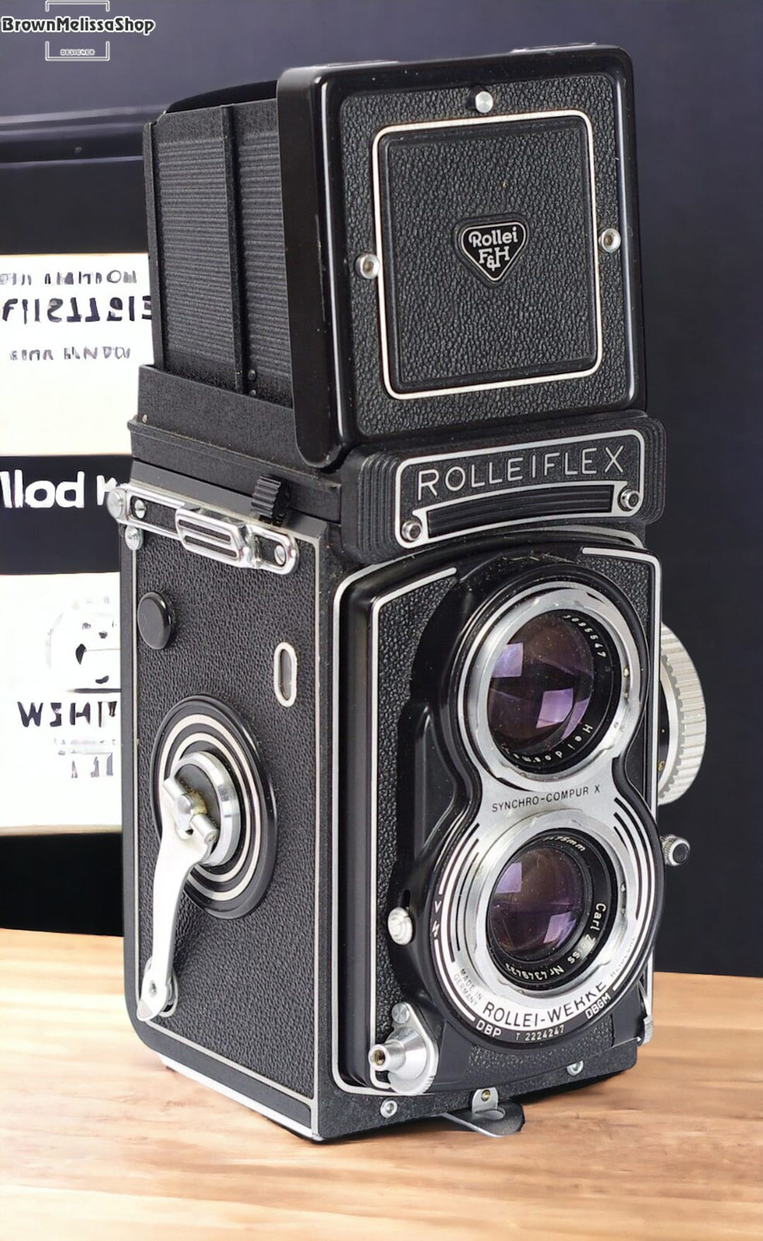Rollei Twin Lens Reflex Rollei 3.5T TLR 6x6 Tessar 75mm 2.8 Medium ...