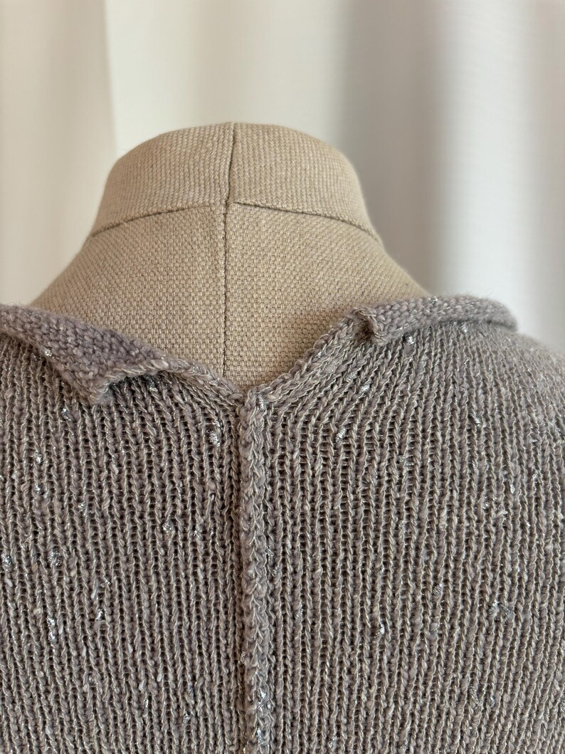 Knit Sweater for Women, Handmade Wool Blend Pullover, Minimalist Loose ...