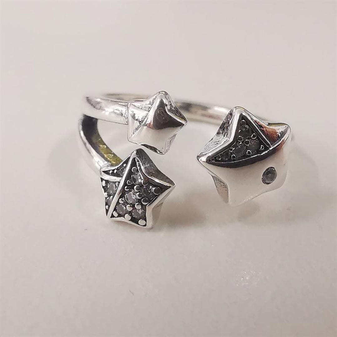 Pandora Lucky Star Series Guardian Star Ring Size 50/52/54/56/58 - Etsy