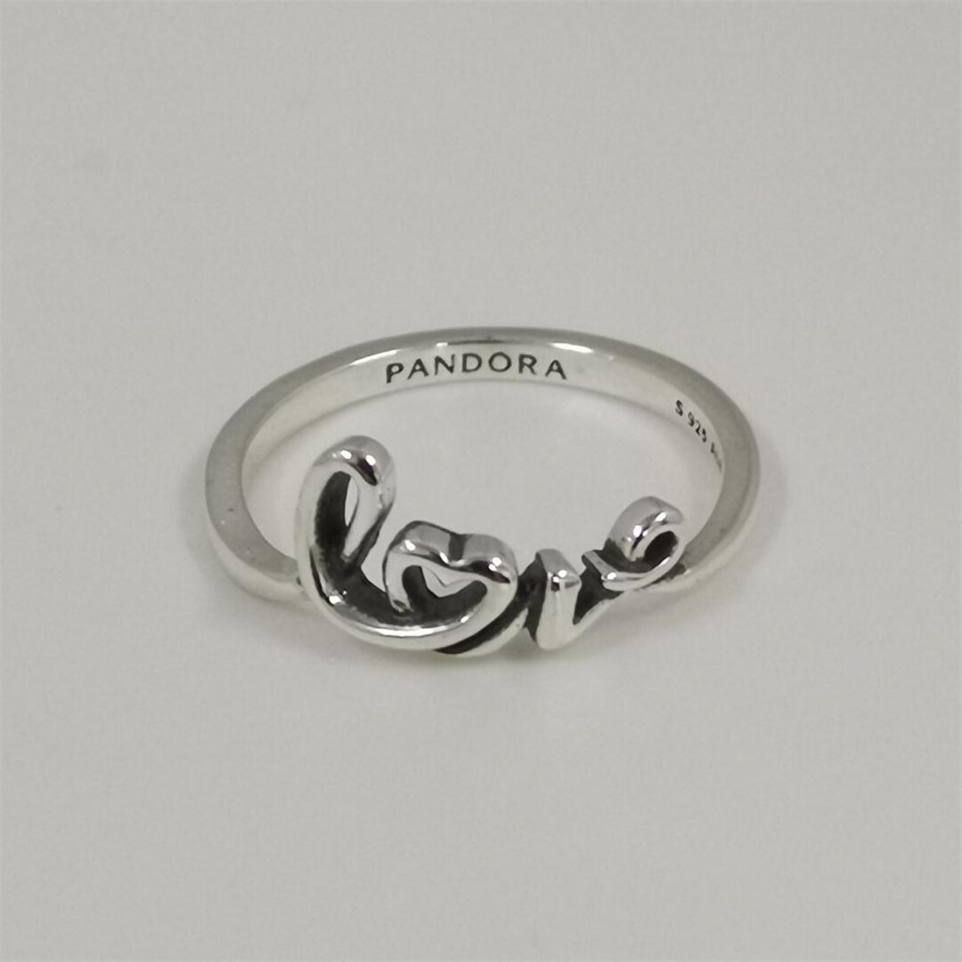 Pandora Handwritten Love Ring Size 50/52/54/56/58 - Etsy