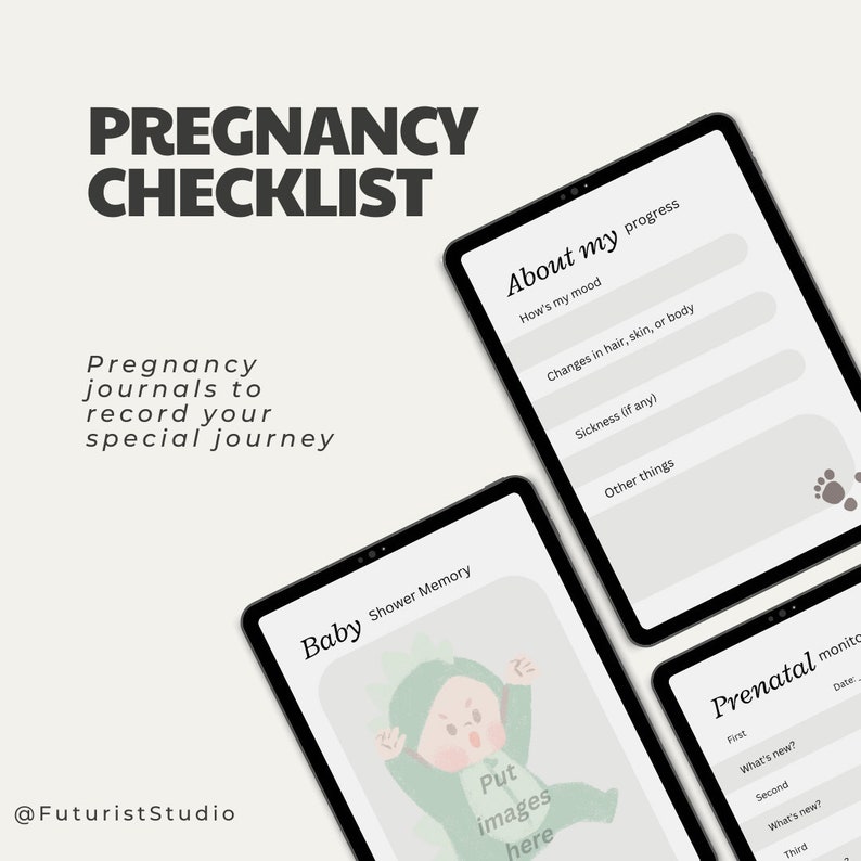 Pregnancy Planner Printable, Printable Pregnancy Journal,expectant ...