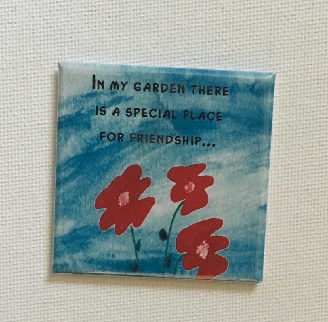 Square Friendship Magnet - Etsy