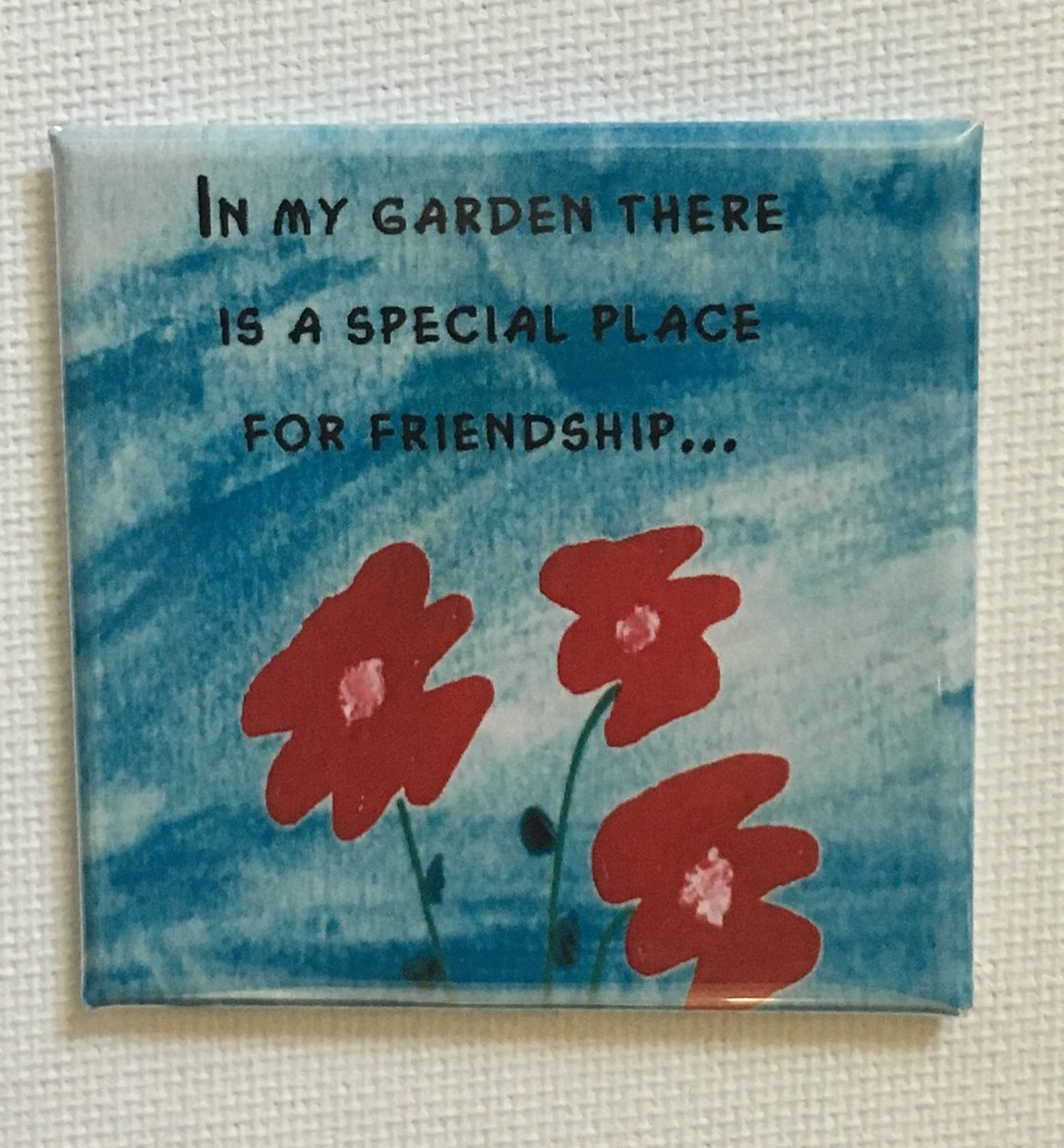 Square Friendship Magnet - Etsy