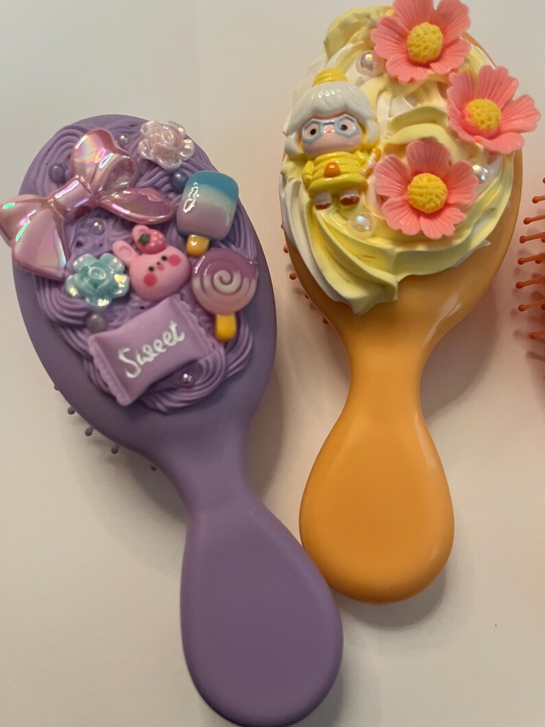 Kawaii Hair Brush Decoden Mini Brush - Etsy