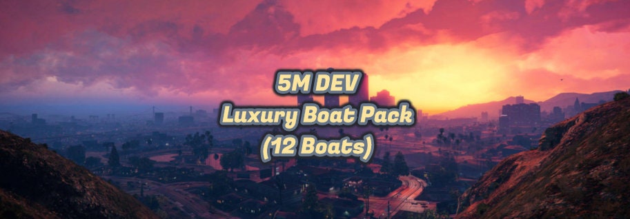 Fivem Luxury Boat Pack Fivem Optimized Grand Theft Auto 5 Vehicle Pack ...