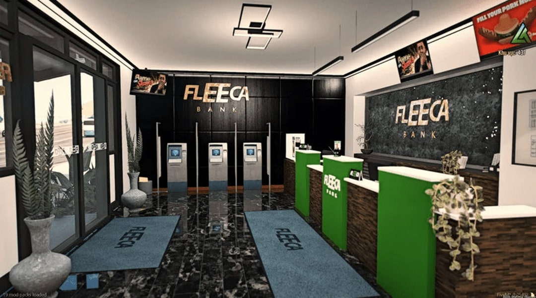 Fivem Fleeca Bank MLO Fivem MLO Grand Theft Auto 5 Fivem Map GTARP ...