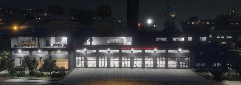 Fivem Fire Station Rescue Station Grand Theft Auto 5 Los Santos GTARP ...