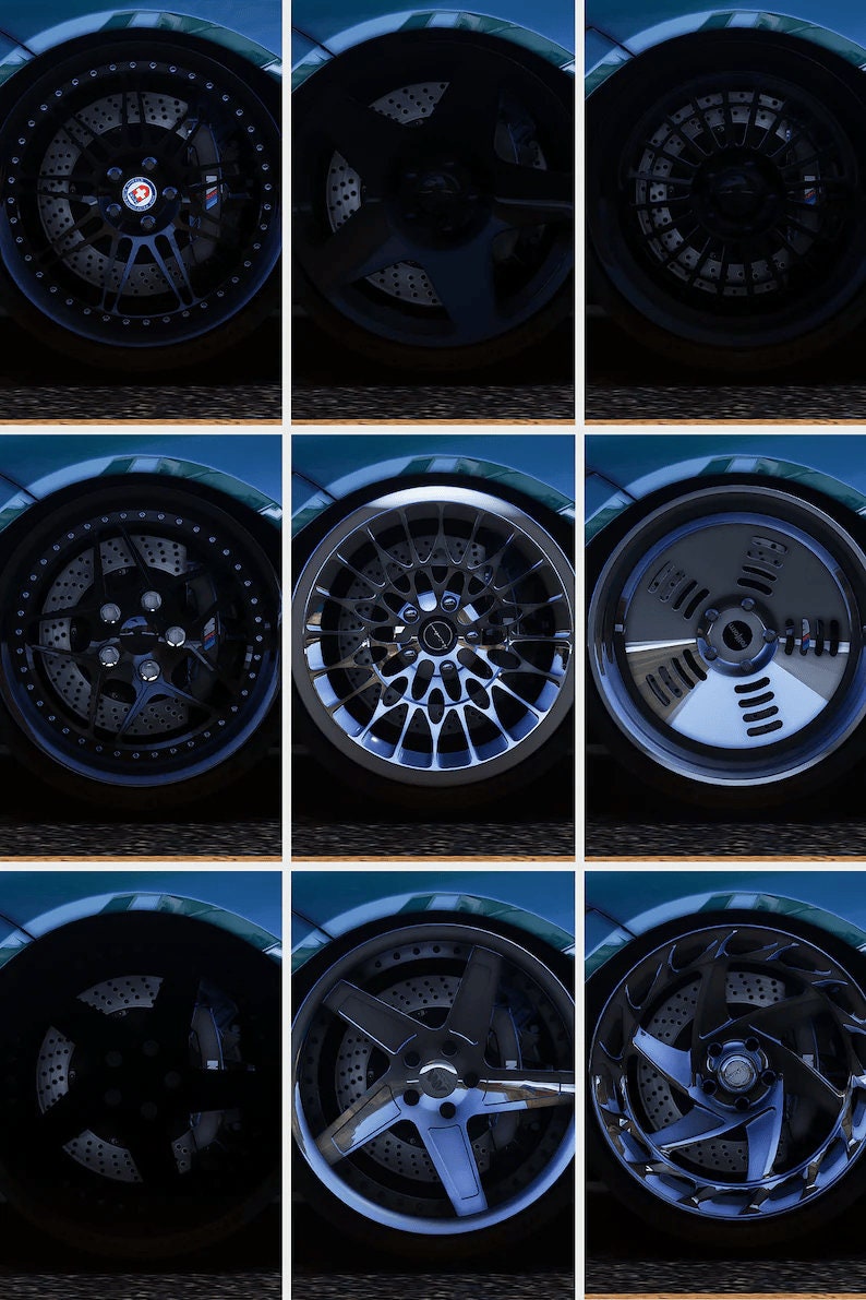 Fivem 1000 Wheels/rim Pack Fivem Optimized GTA 5 Lore Friendly Fivem ...