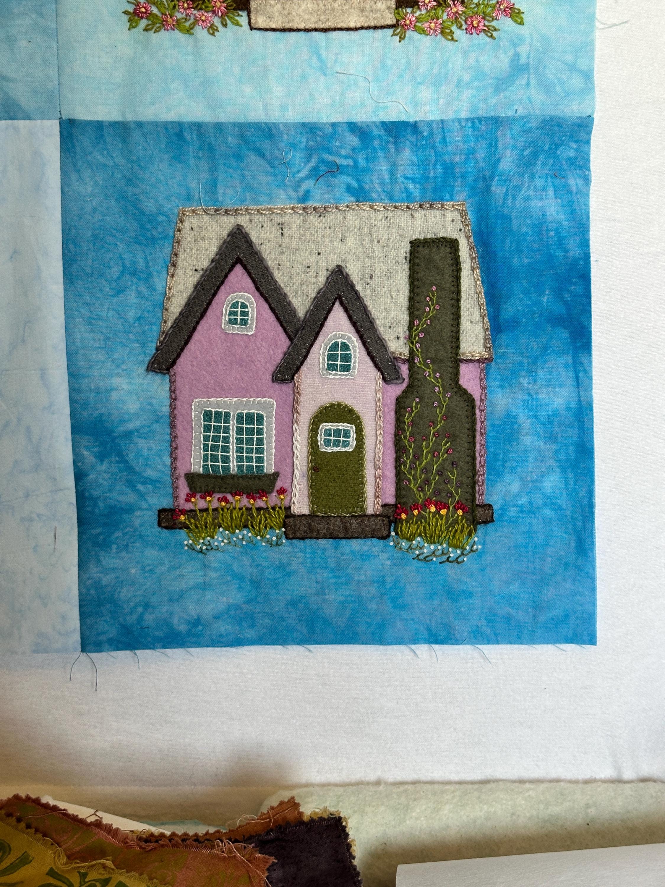 The Historic Village - Tiny Tudor Wool Applique Block of the Month PDF ...