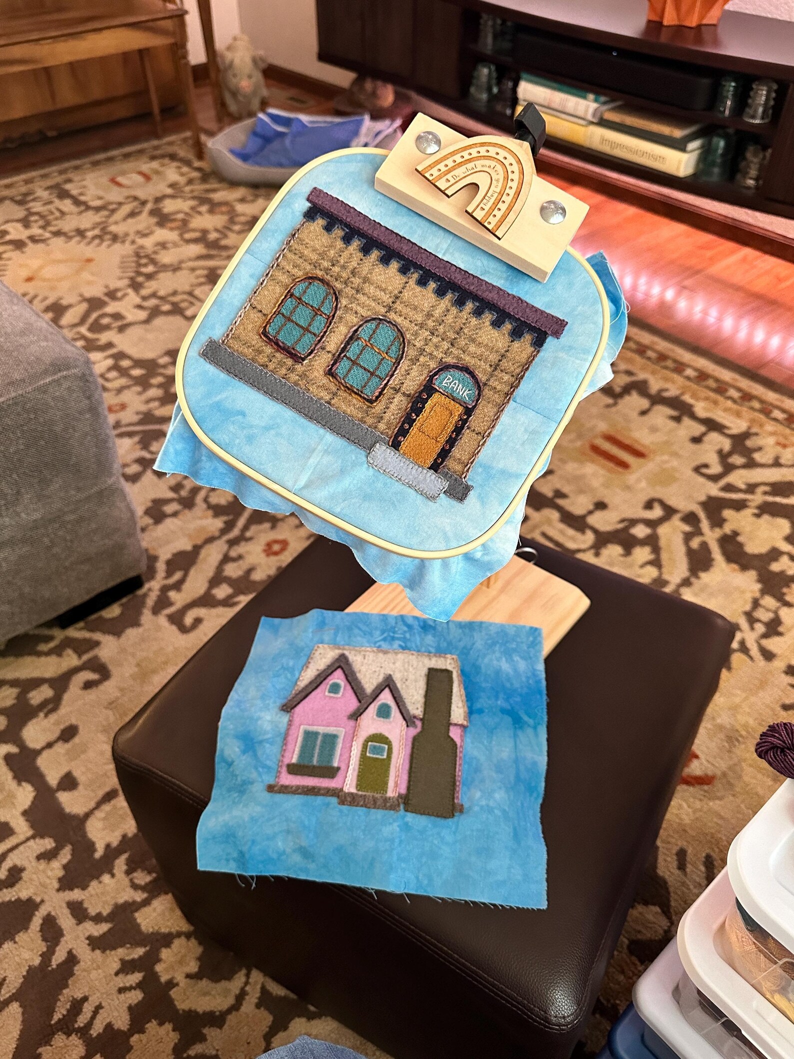 The Historic Village - Tiny Tudor Wool Applique Block of the Month PDF ...