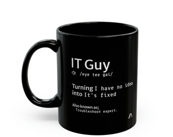 Tech Support Definition Mug, Helpdesk Coffee Mug, Sysadmin Coffee Mug ...