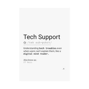 Tech Support Poster, Helpdesk Poster, Sysadmin Gift, Tech Support Gift ...