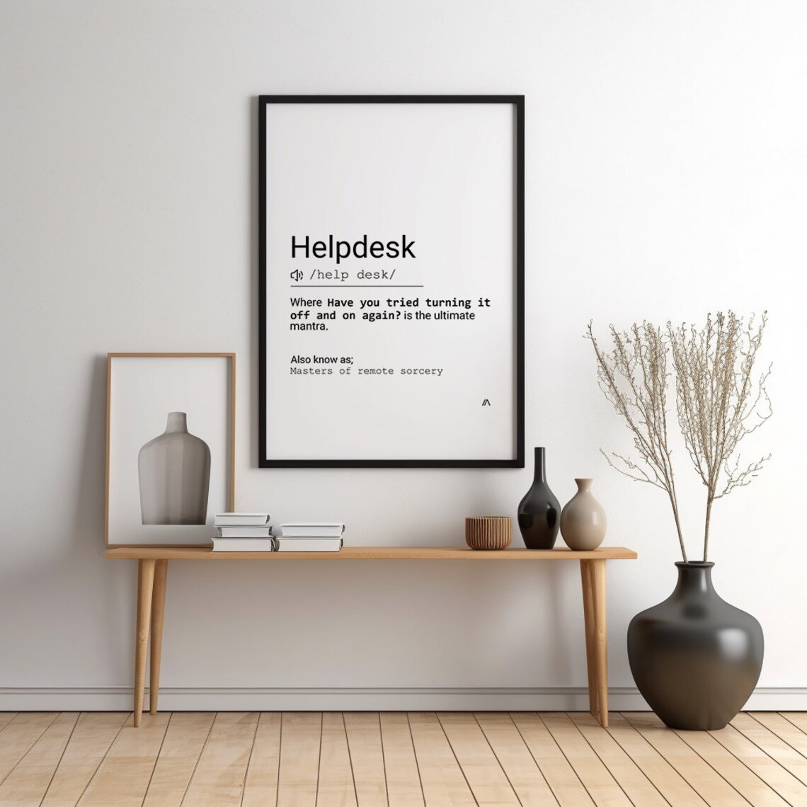 Helpdesk Poster, Tech Support Poster, Sysadmin Gift, Tech Support Gift ...