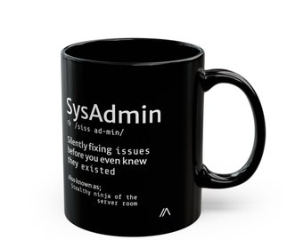 Tech Support Definition Mug, Helpdesk Coffee Mug, Sysadmin Coffee Mug ...