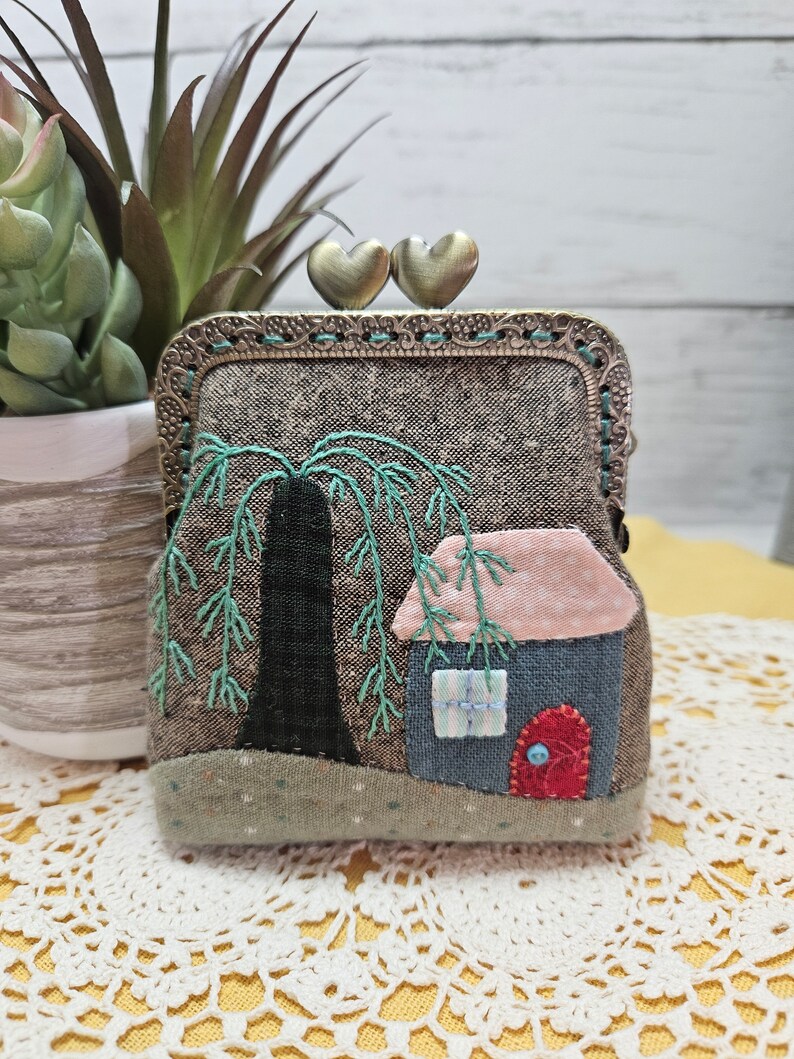 Coin Purse,patchwork Quilted Purse, Handmade Purse, Hand Sewn Bags - Etsy