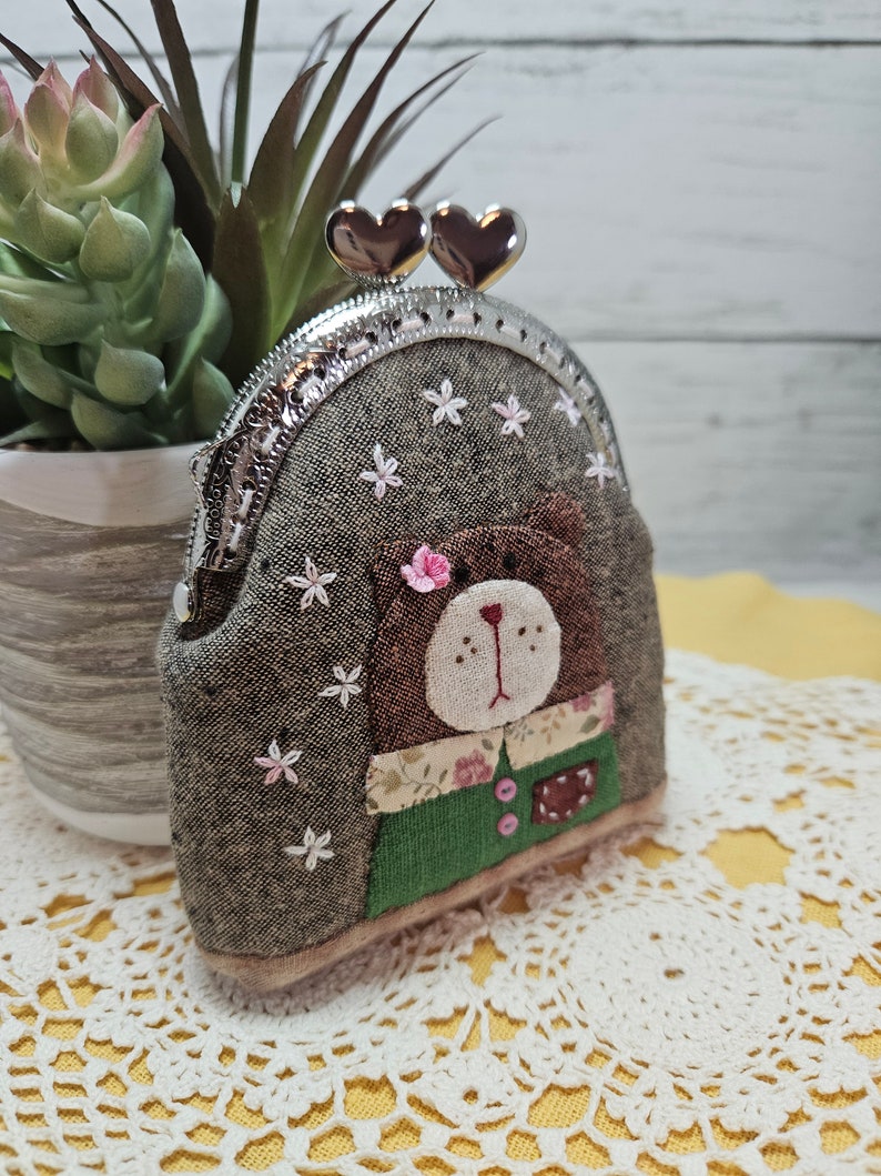 Coin Purse,patchwork Quilted Purse, Handmade Purse, Hand Sewn Bags - Etsy