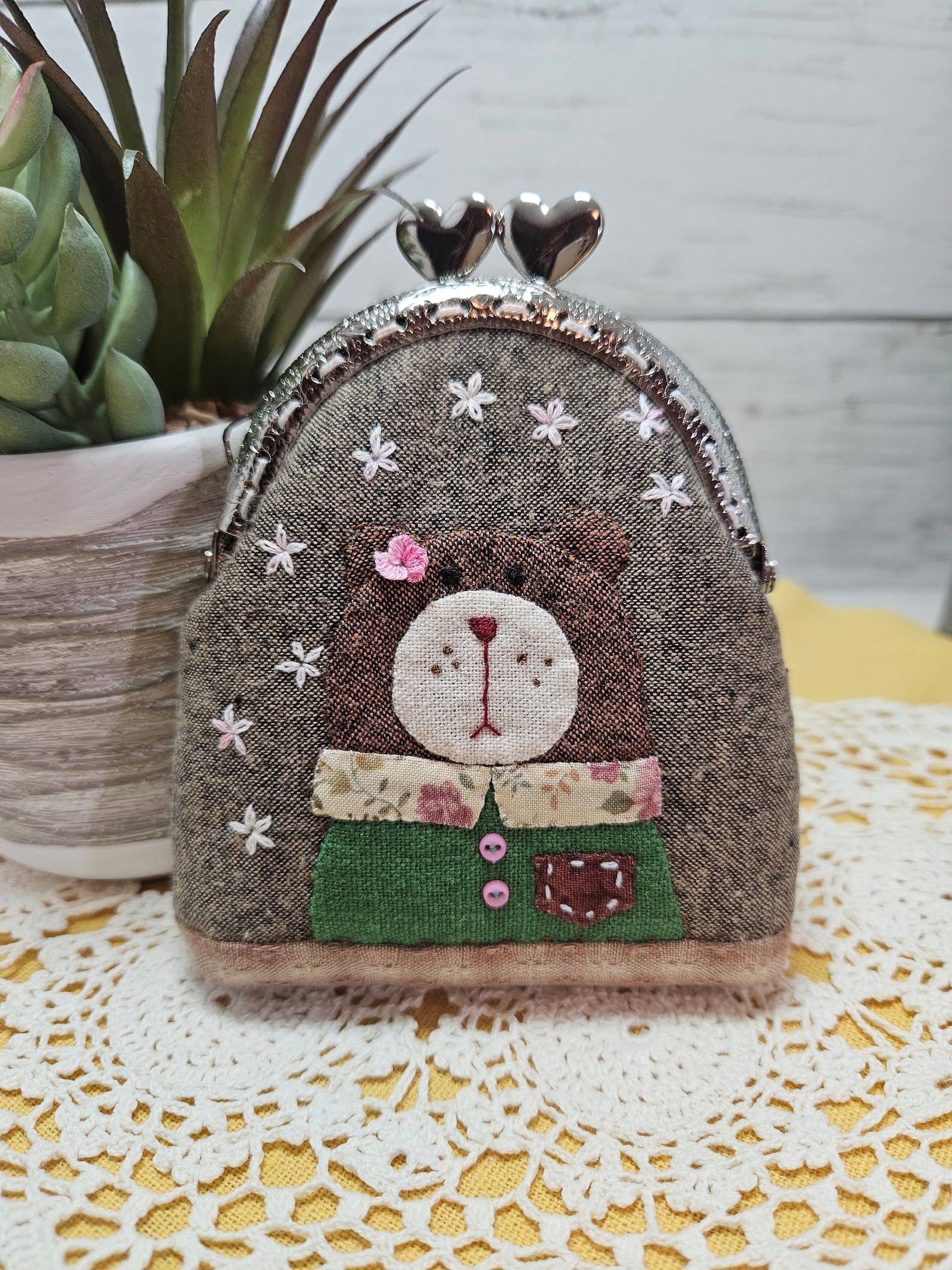 Coin Purse,patchwork Quilted Purse, Handmade Purse, Hand Sewn Bags - Etsy