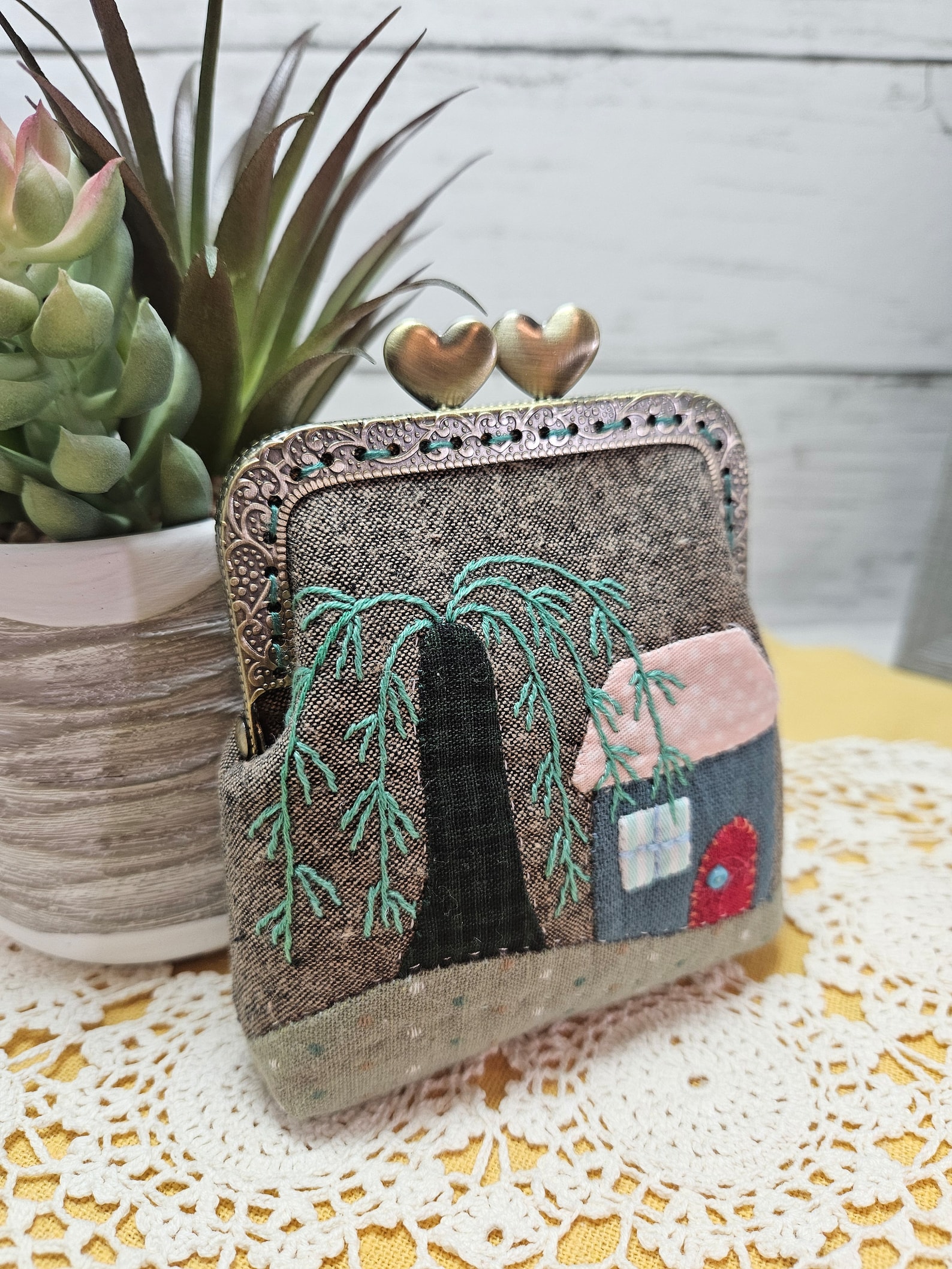 Coin Purse,patchwork Quilted Purse, Handmade Purse, Hand Sewn Bags - Etsy