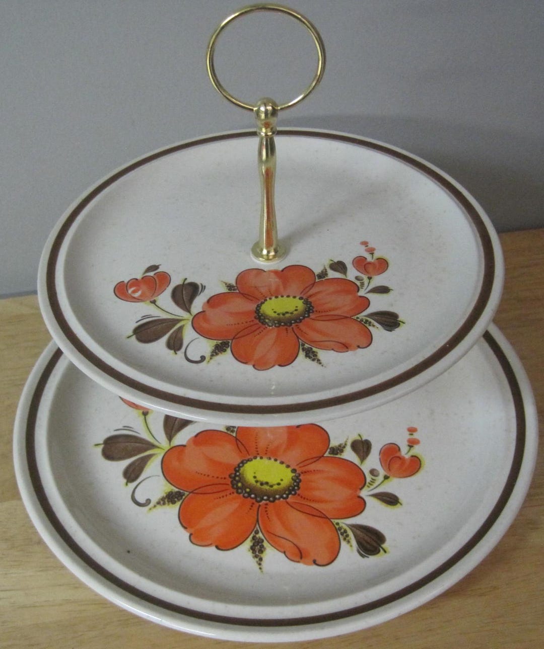 Two-tiered Serving Plate. - Etsy