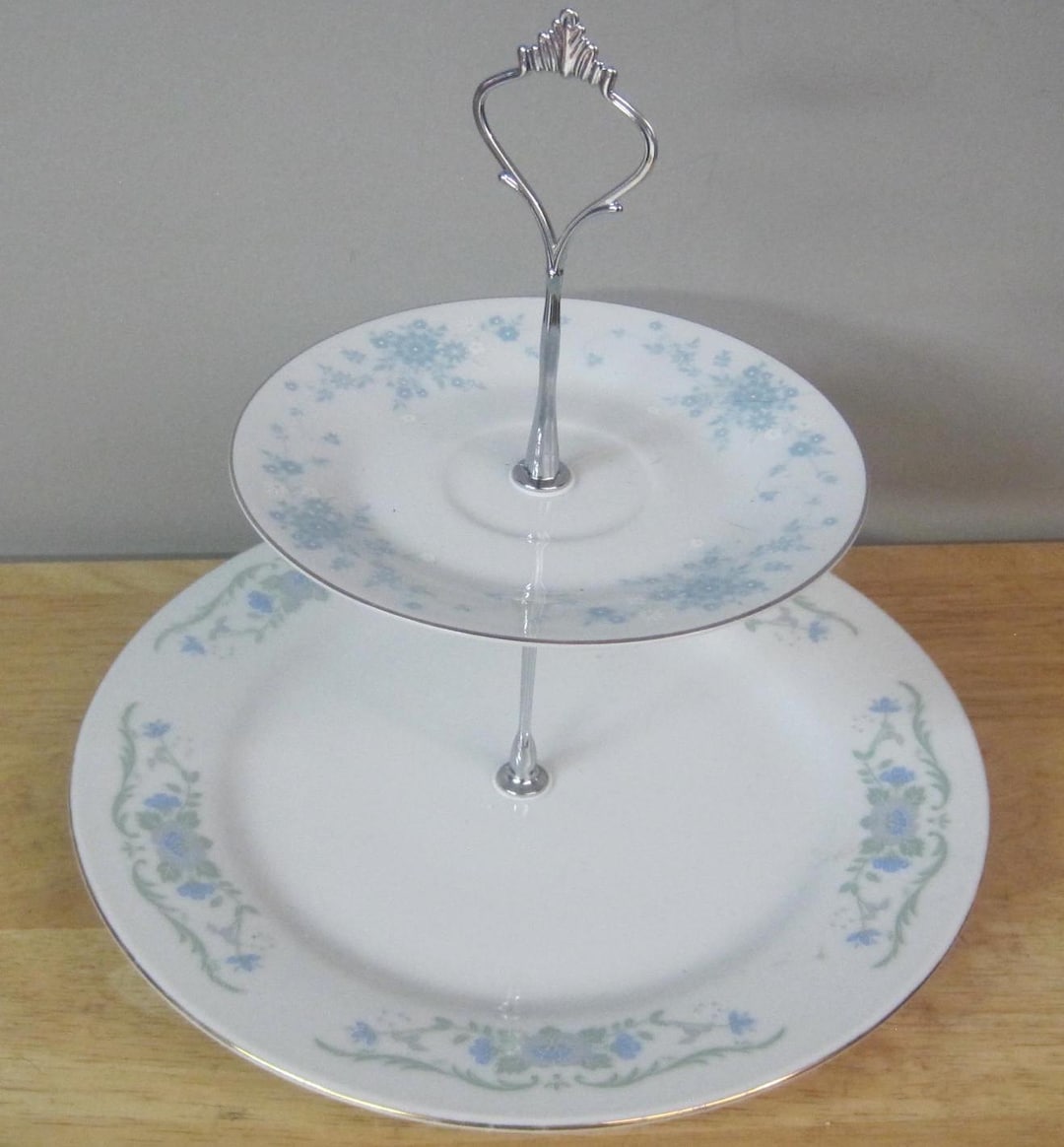 Two-tiered Serving Plate. - Etsy