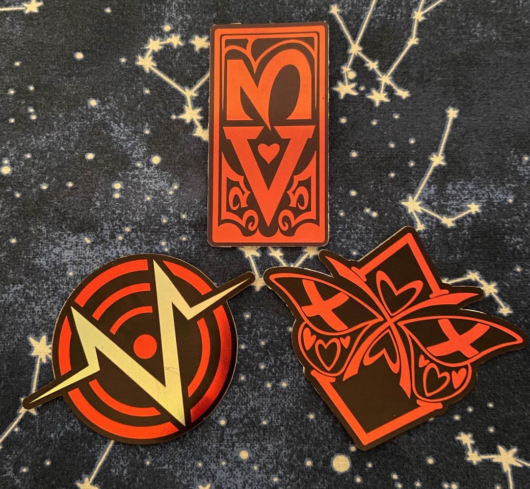 Iridescent Vees Logo Sticker Set - Etsy