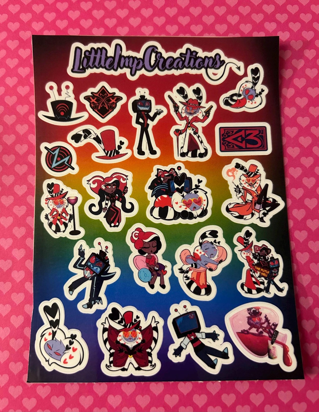 Vees Mini Sticker Sheet 1 - Etsy