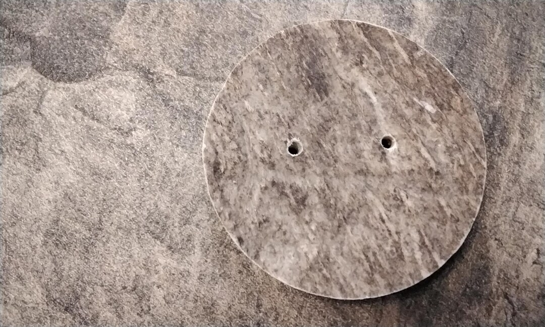 Moose Horn Disc With 2 Drilled Holes Lg 2 3/4" Wide - Etsy