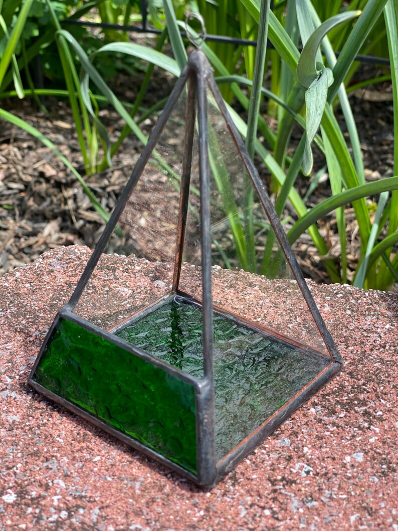 Stained Glass Prism Pyramid - Etsy