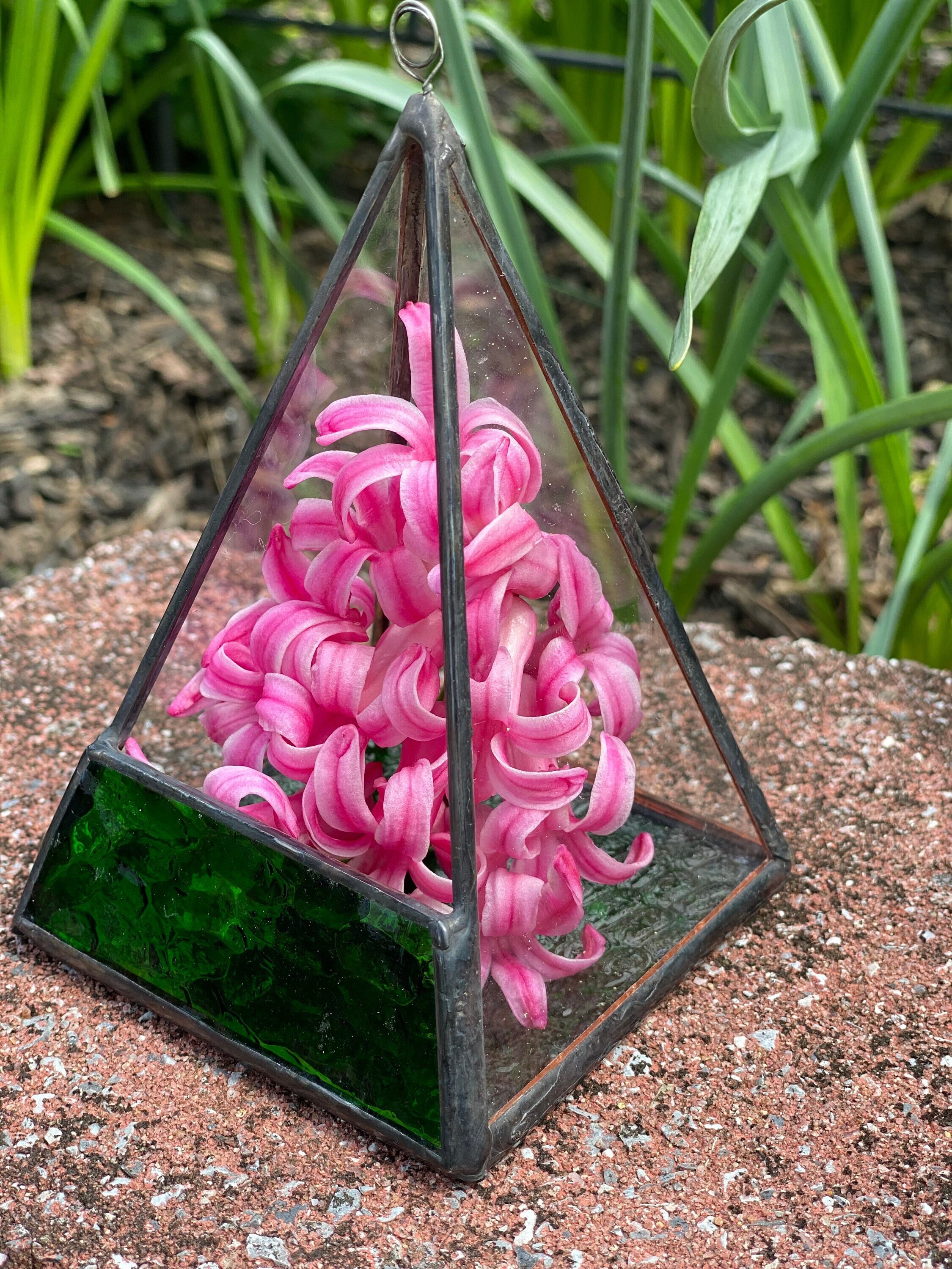 Stained Glass Prism Pyramid - Etsy