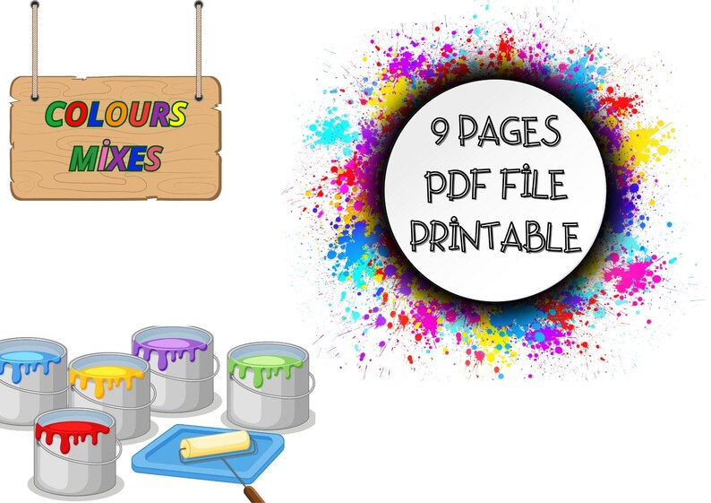 Color Learning Worksheets for Preschool & Kids, Customized Sheets for ...