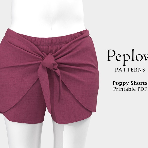 Yoga Shorts Pattern - Etsy