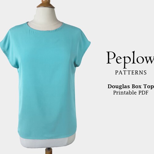 Box Top Sewing Pattern Printable PDF Sleeveless Women's - Etsy