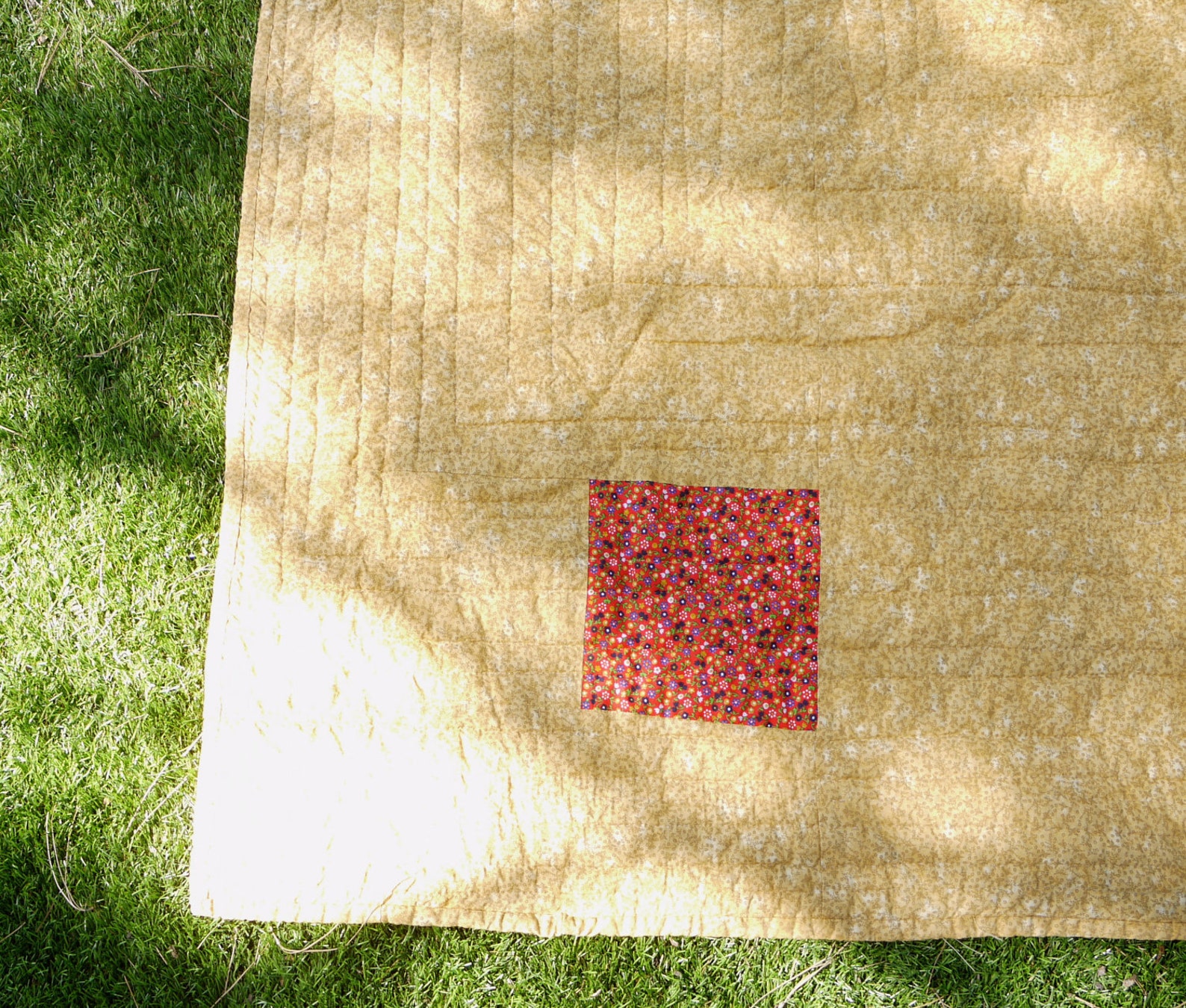 Modern Bed Quilt-twin Size. Clean and Fresh. Hand Quilted. - Etsy