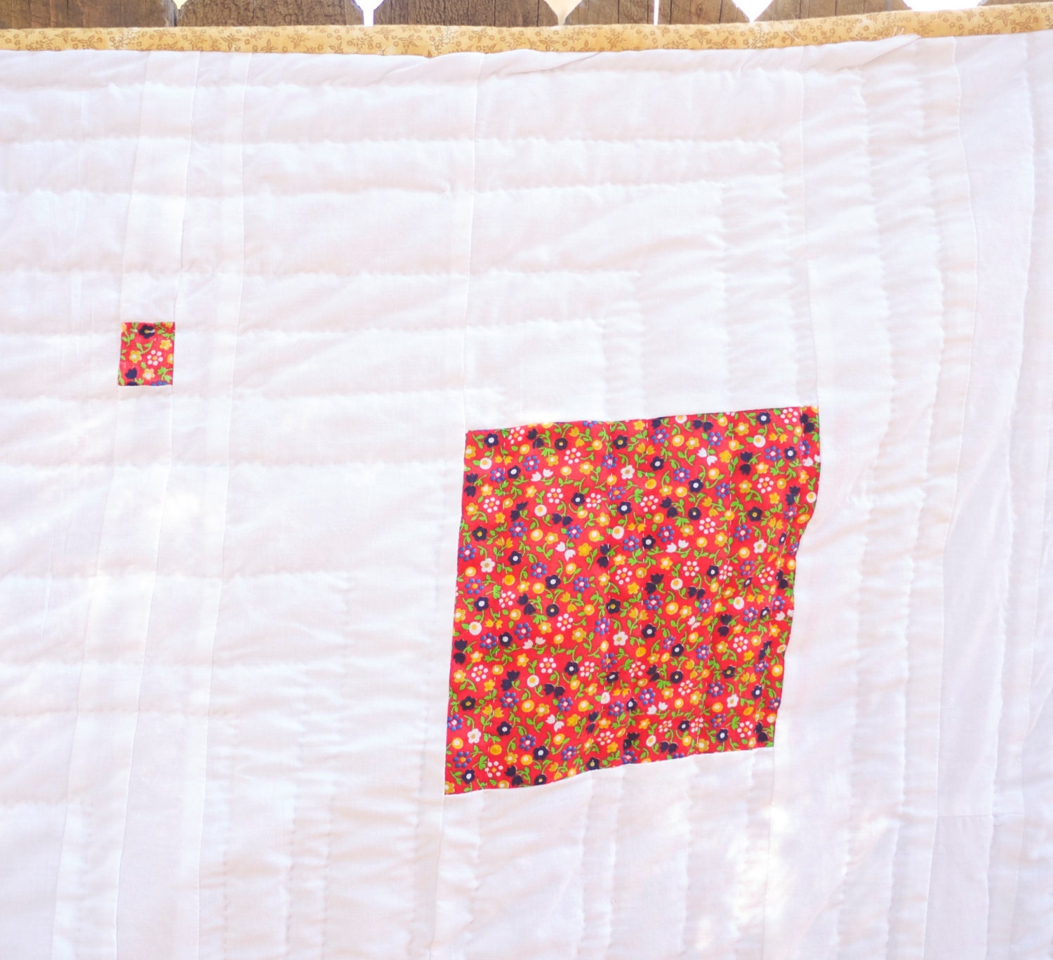 Modern Bed Quilt-twin Size. Clean and Fresh. Hand Quilted. - Etsy