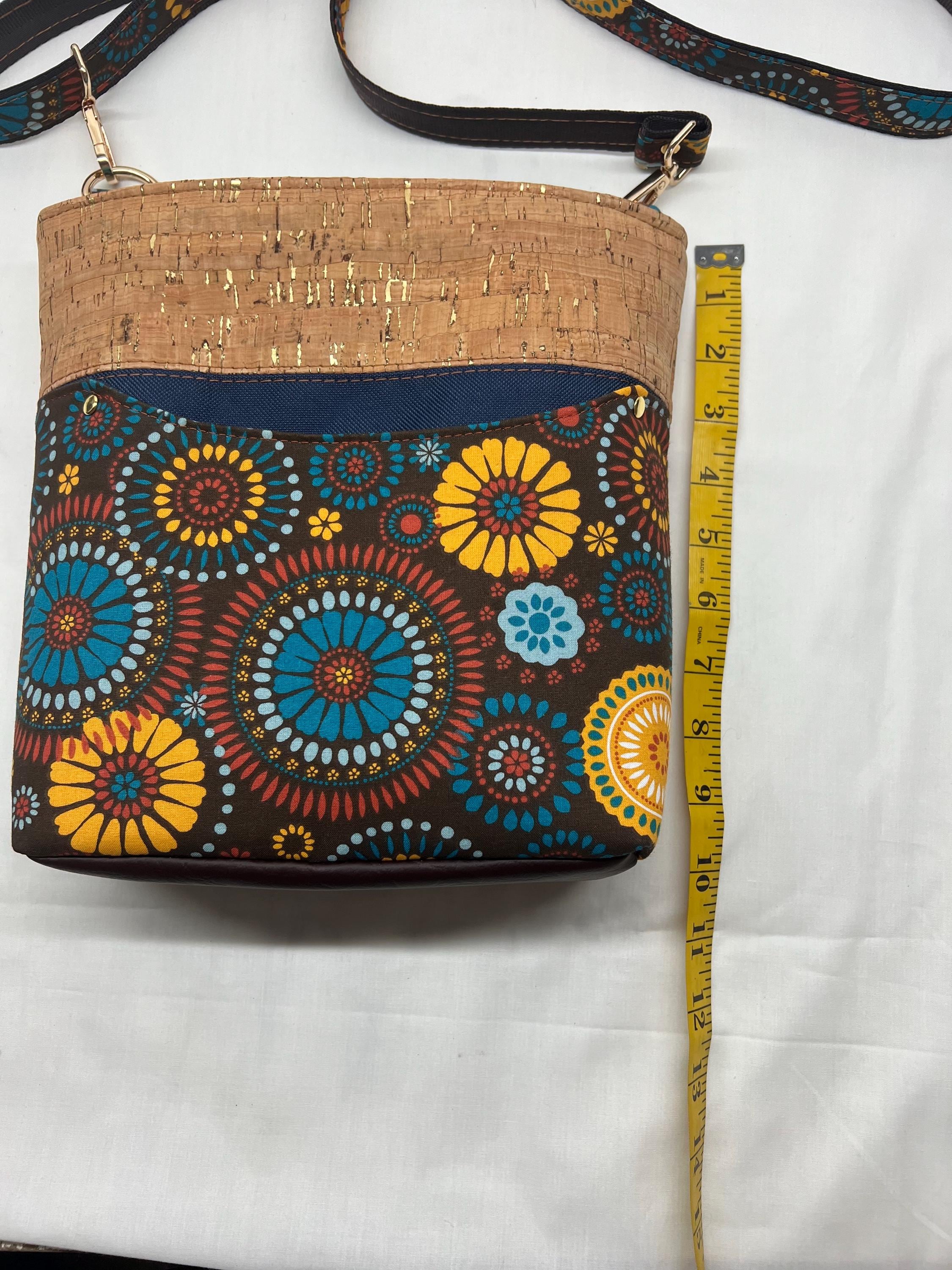 Crossbody Bag in a Modern Print - Etsy
