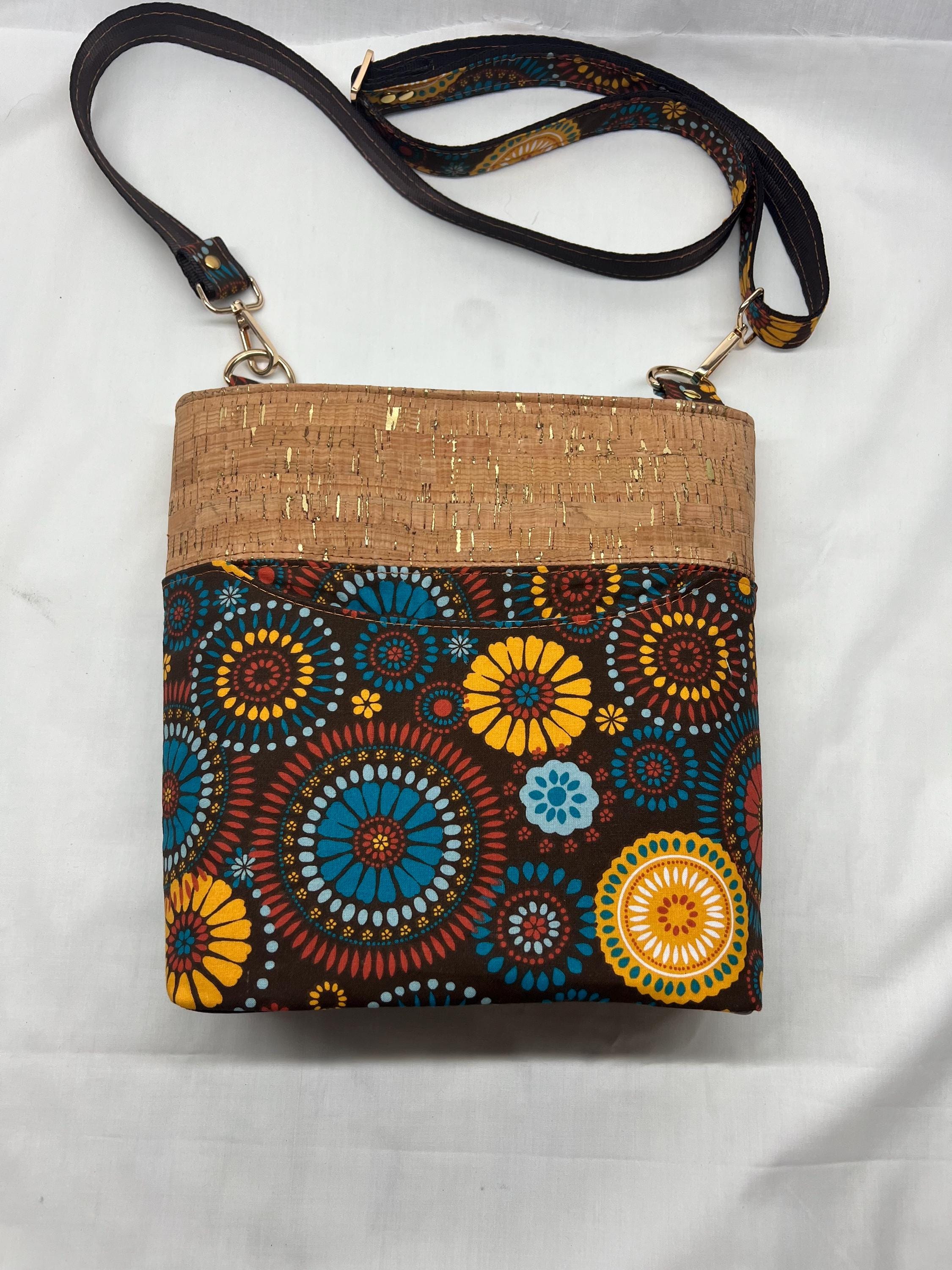 Crossbody Bag in a Modern Print - Etsy
