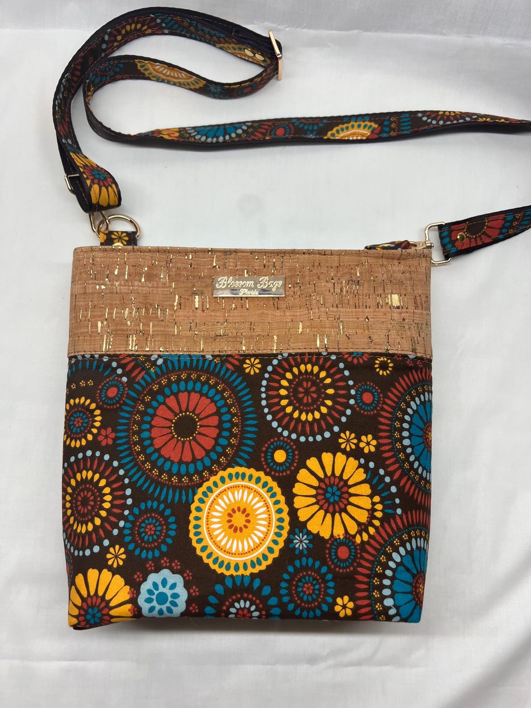 Crossbody Bag in a Modern Print - Etsy