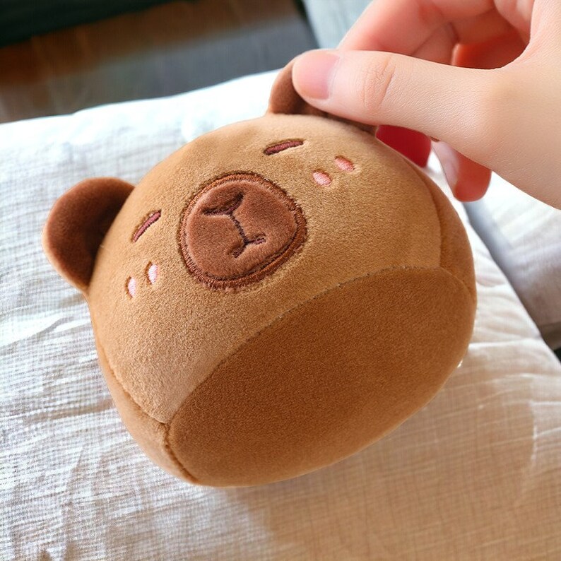 Peluche de carpincho con 6 carpinchos bebé en el interior / lindo juego ...