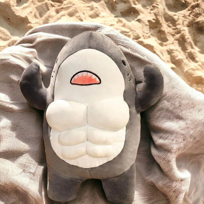 Gym Sharks Plushy Stuffed Animal Shark Toy Birthday Gift for Adults ...
