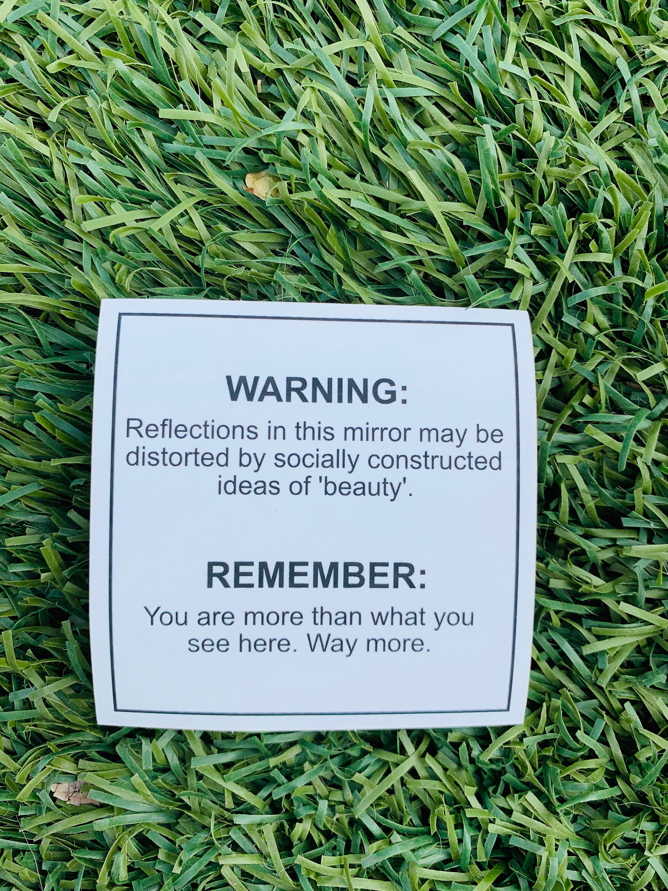 Warning: Reflections in This Mirror... Stickers! - Etsy