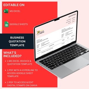 Professional Quotation Template, Easy-to-edit Business Finance Tool ...