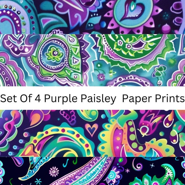 Paisley Paper - Etsy