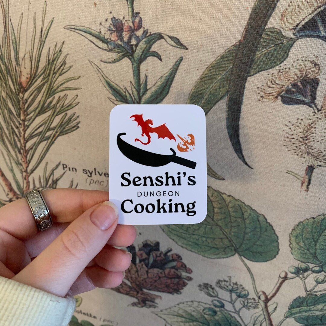 Delicious in Dungeon Senshi Waterproof Vinyl Sticker Senshi Cooking - Etsy
