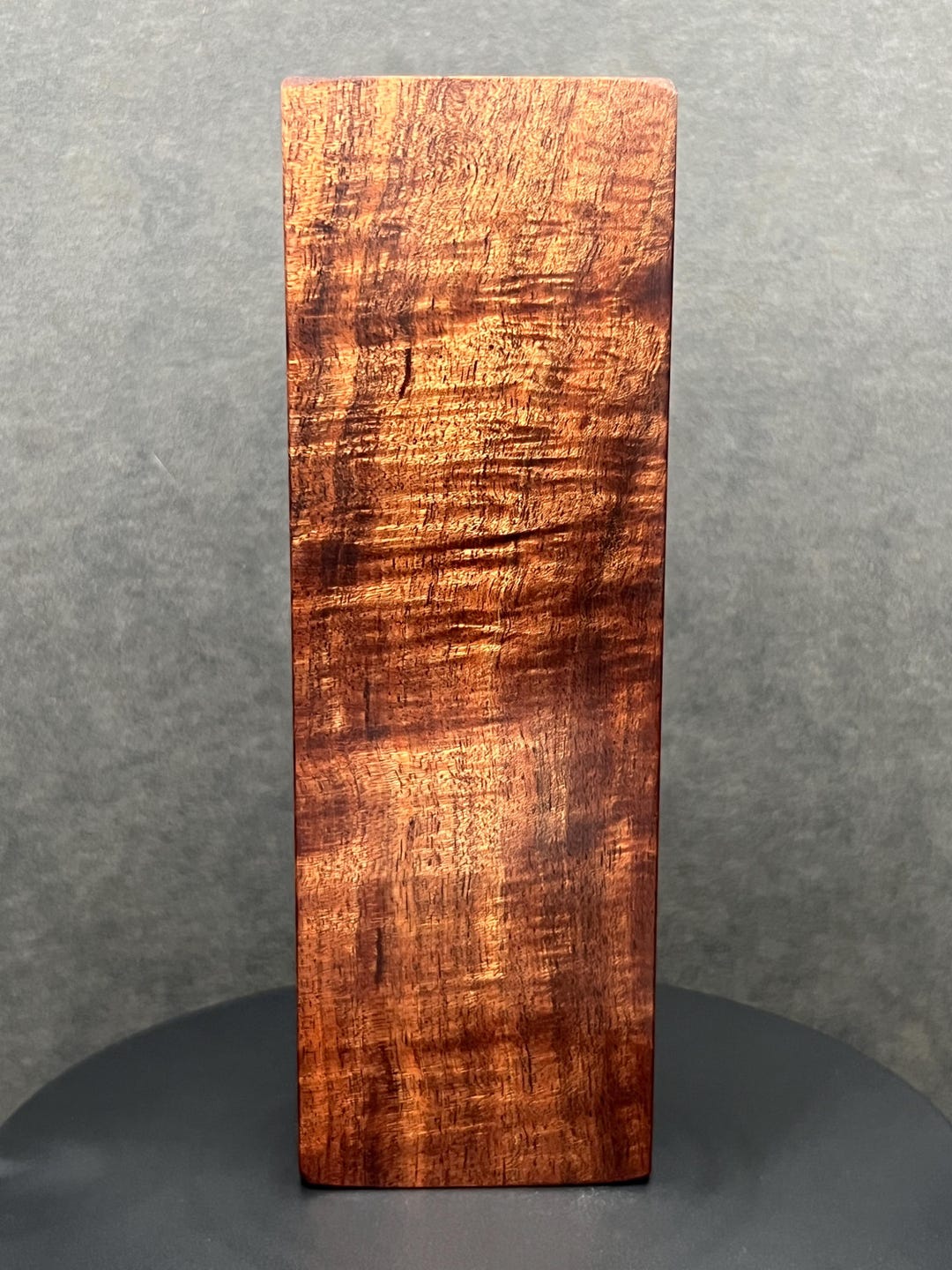 Stabilised Fiddleback Blackwood Koa Wood Knife Material Block Scales ...