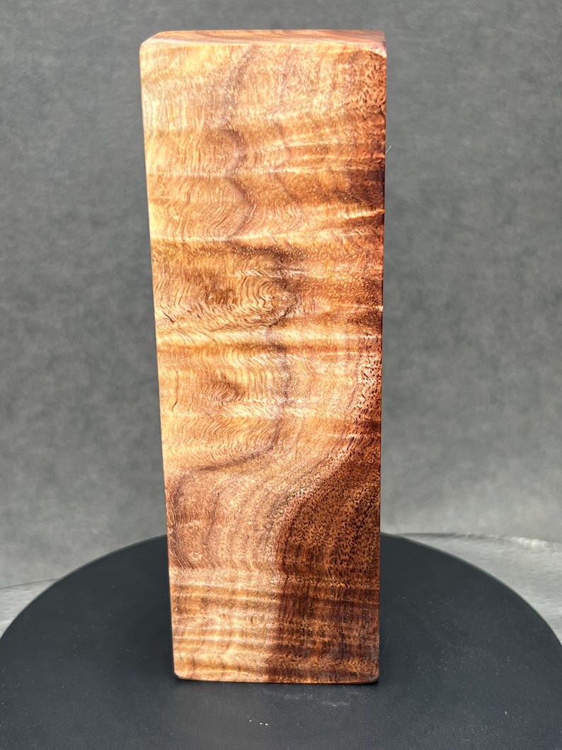 Stabilised Australian Blackwood Koa Wood Knife Material Block Scales ...