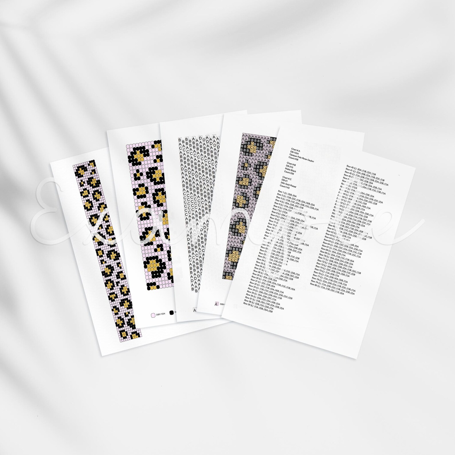 Boujee Herringbone Loom Bracelet Pattern | Beaded Jewelry Pattern PDF ...