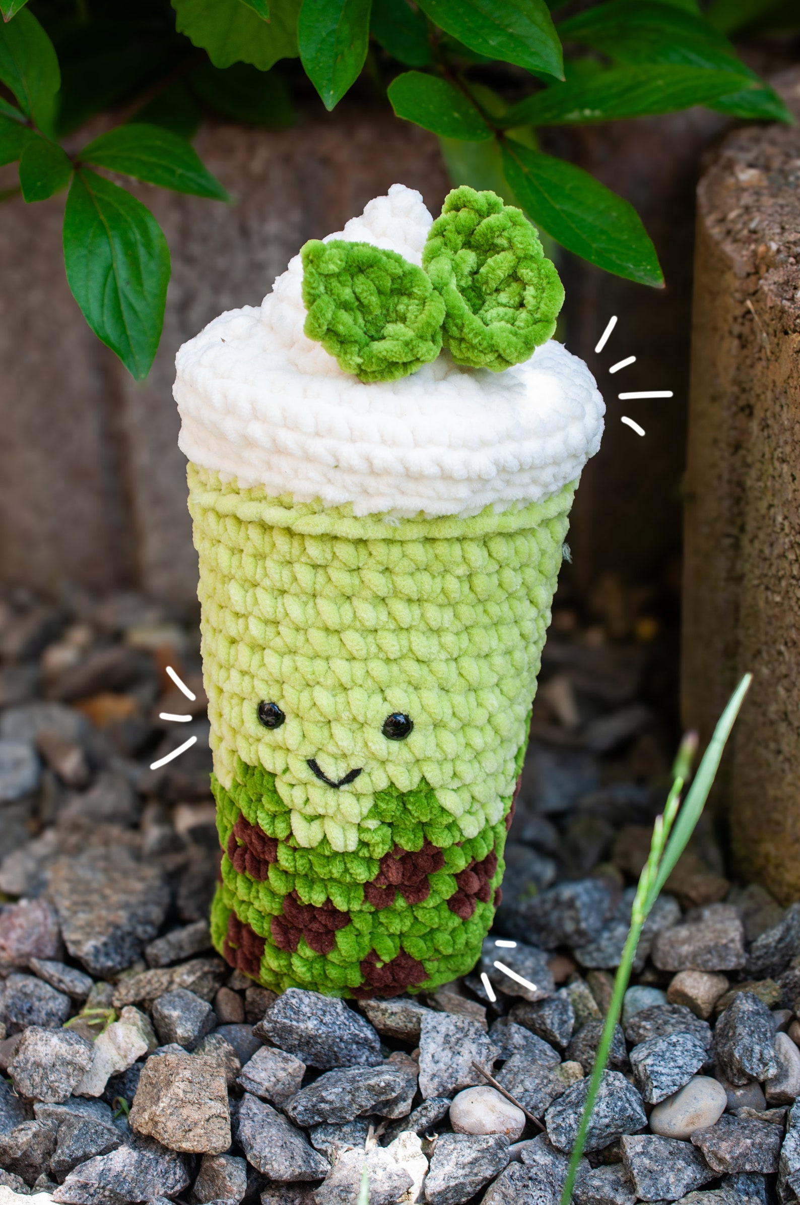 CROCHET PATTERN - Matcha Bubble Tea - Amigurumi Cute Plushie Toy Boba ...