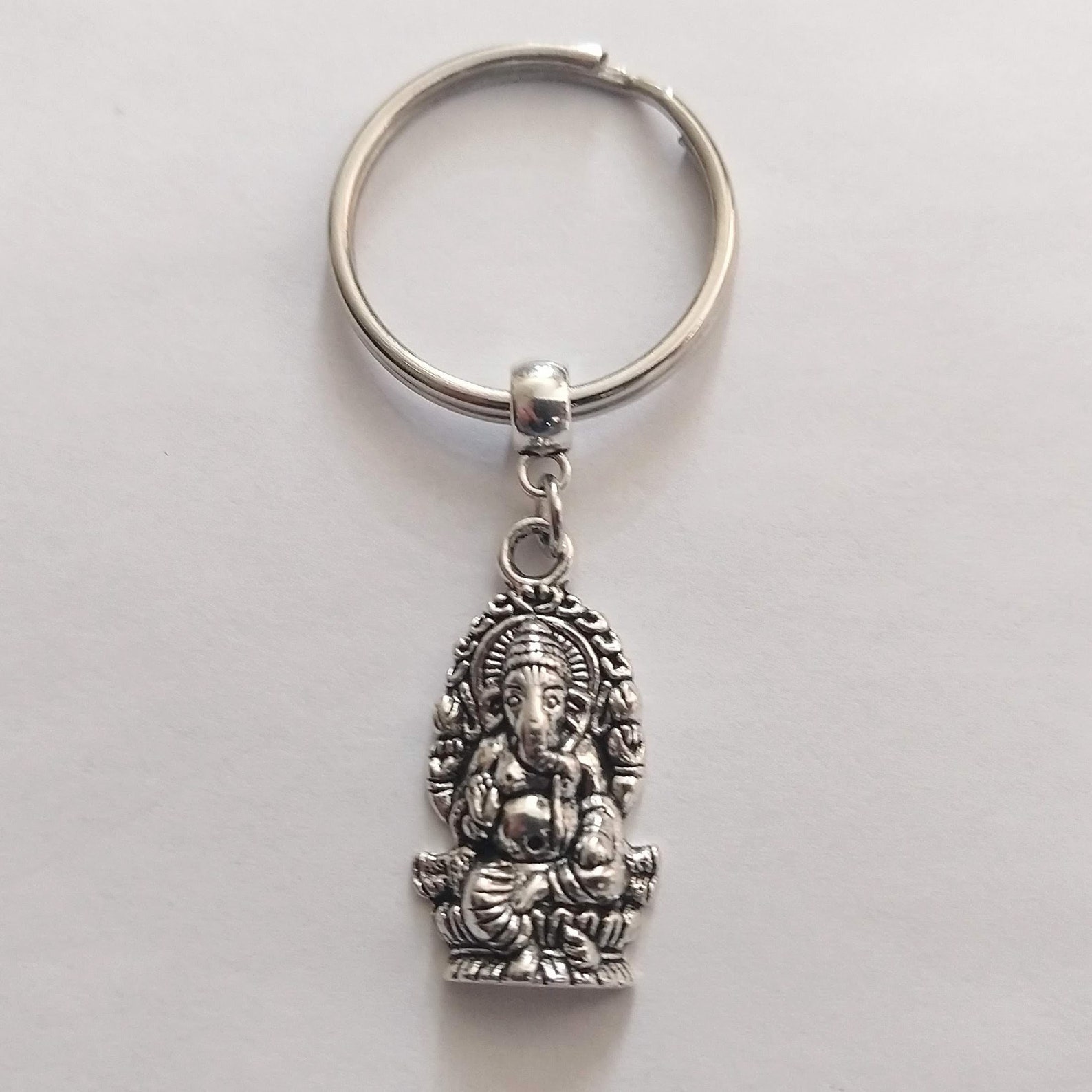 Ganesh Keychain Hindu Elephant Keyring Backpack or Purse - Etsy