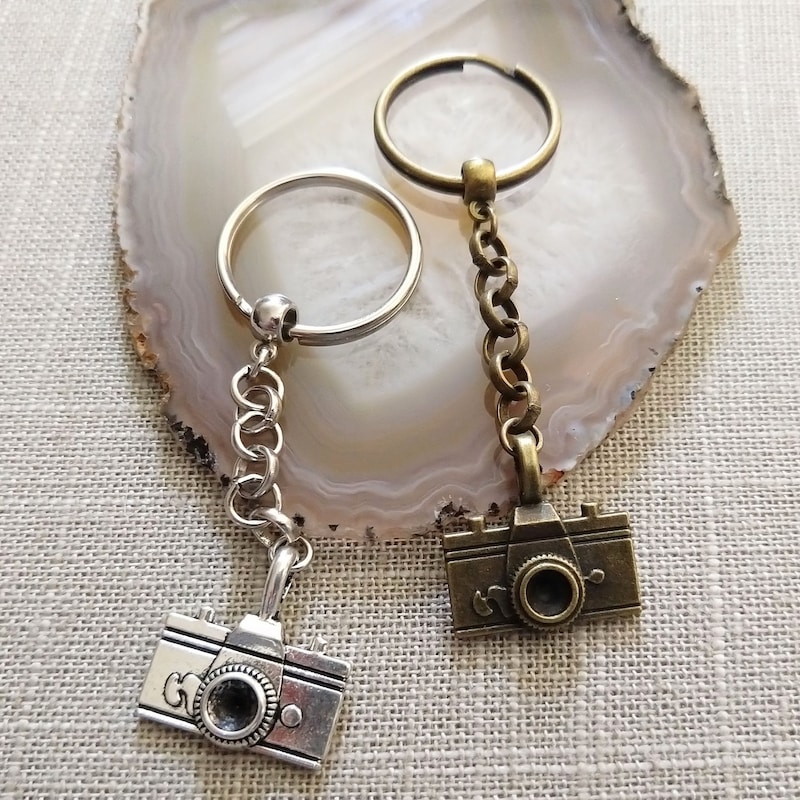 Camera Keychain - Etsy