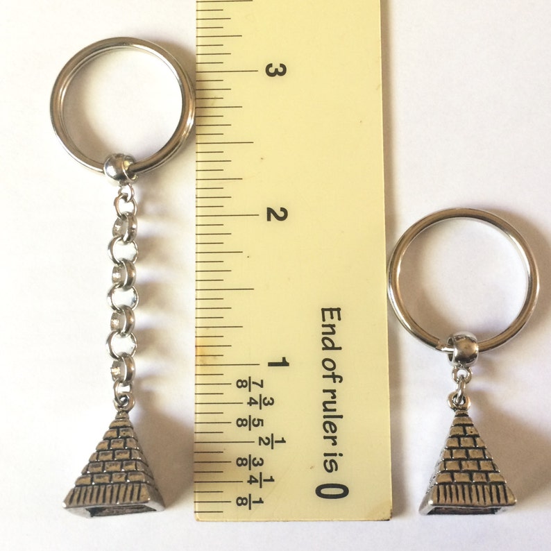 Pyramid Keychain Key Ring or Zipper Pull Egyptian Backpack or - Etsy